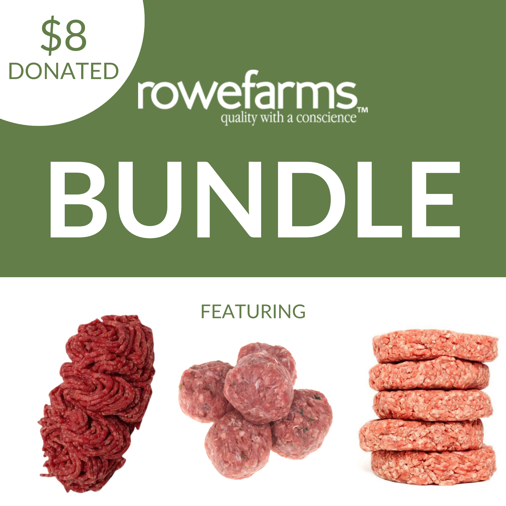 Ground Beef Bundle – Fundraiser Rowe Farms